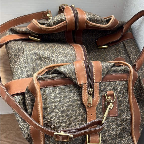 Bags | Luxury Brown Patterned Mens Bag | Poshmark